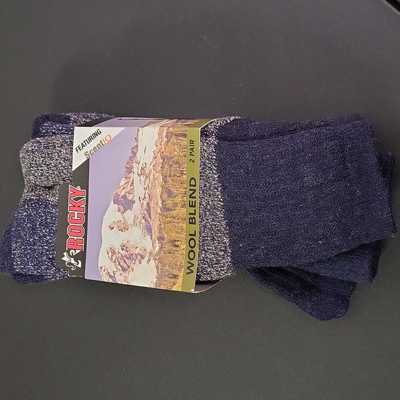 Rocky | Underwear & Socks | Rocky Navy Blue Wool Socks 2 Pairs | Poshmark